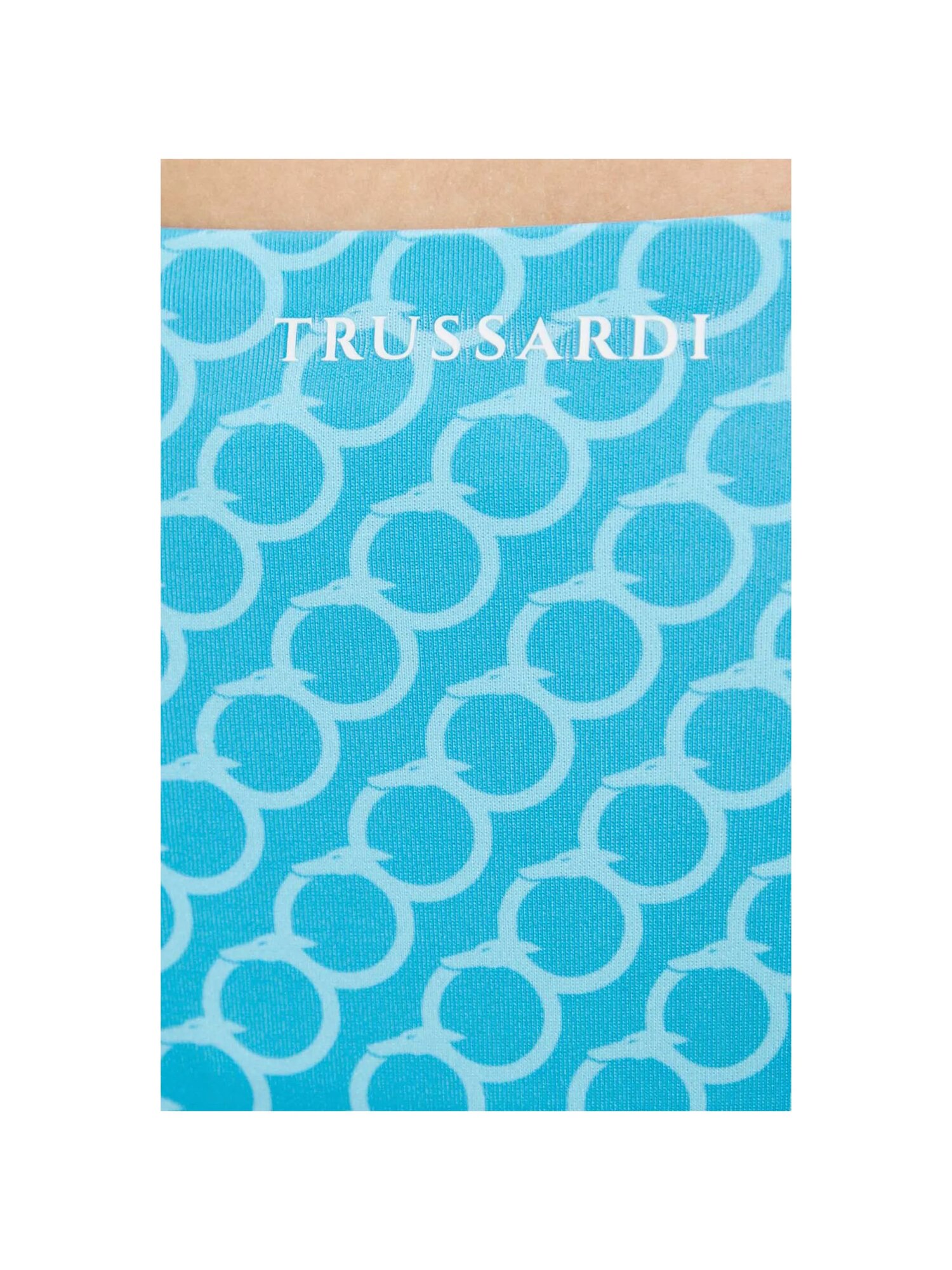 Купальник Monogram-print ring-detail bikini bottoms
