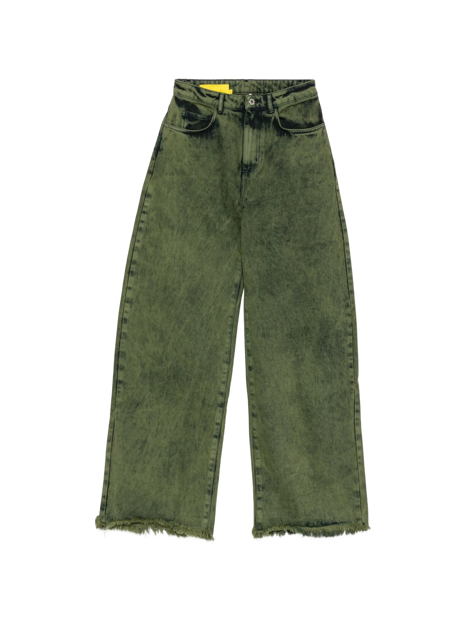 Джинсы Khaki-wash frayed jeans 