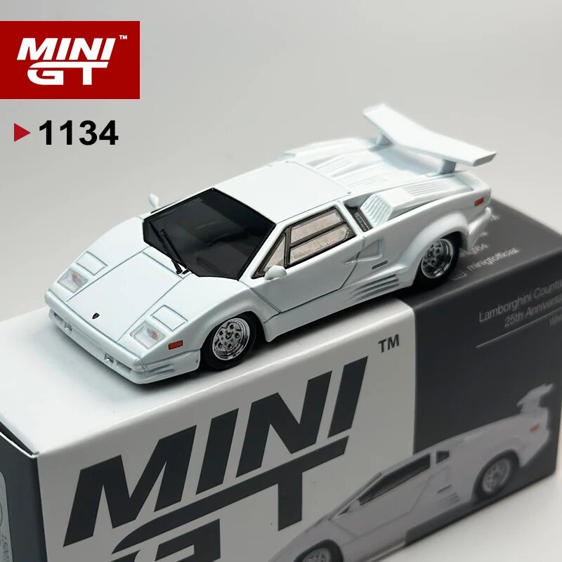 TSM MODEL Lamborghini Countach 25th Anniversary White 1:64