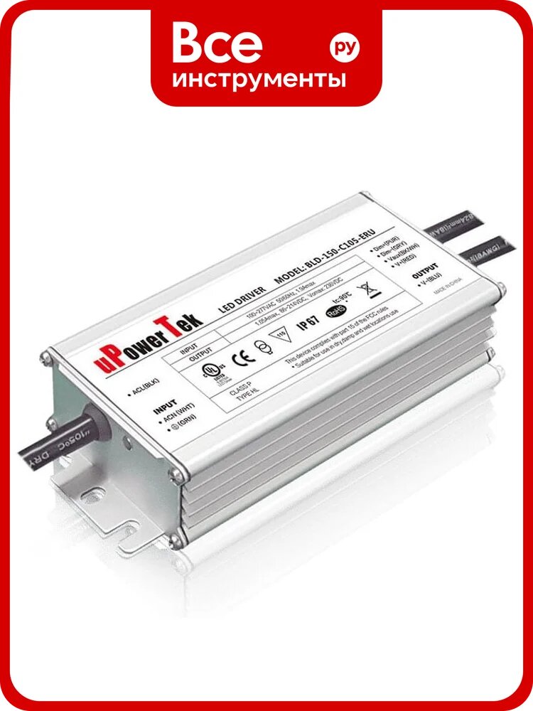 LED-драйвер Fibox UPowerTek BLD-150-C140-DNS-AC0000 AC/DC Т03761425