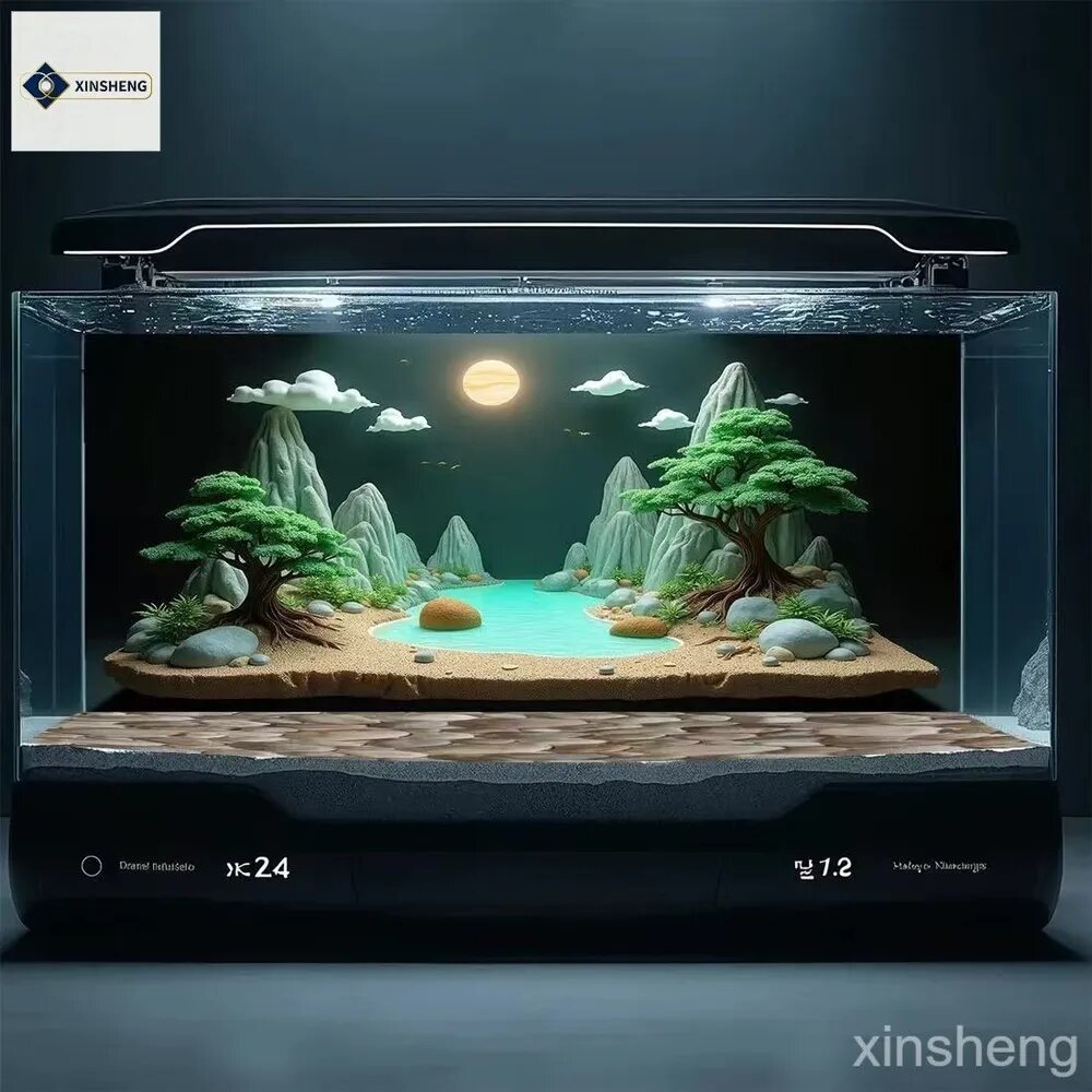 Аквариумная водонепроницаемая наклейка с положительным клеем для фона, фоновая роспись микро-ландшафта 150*50cm