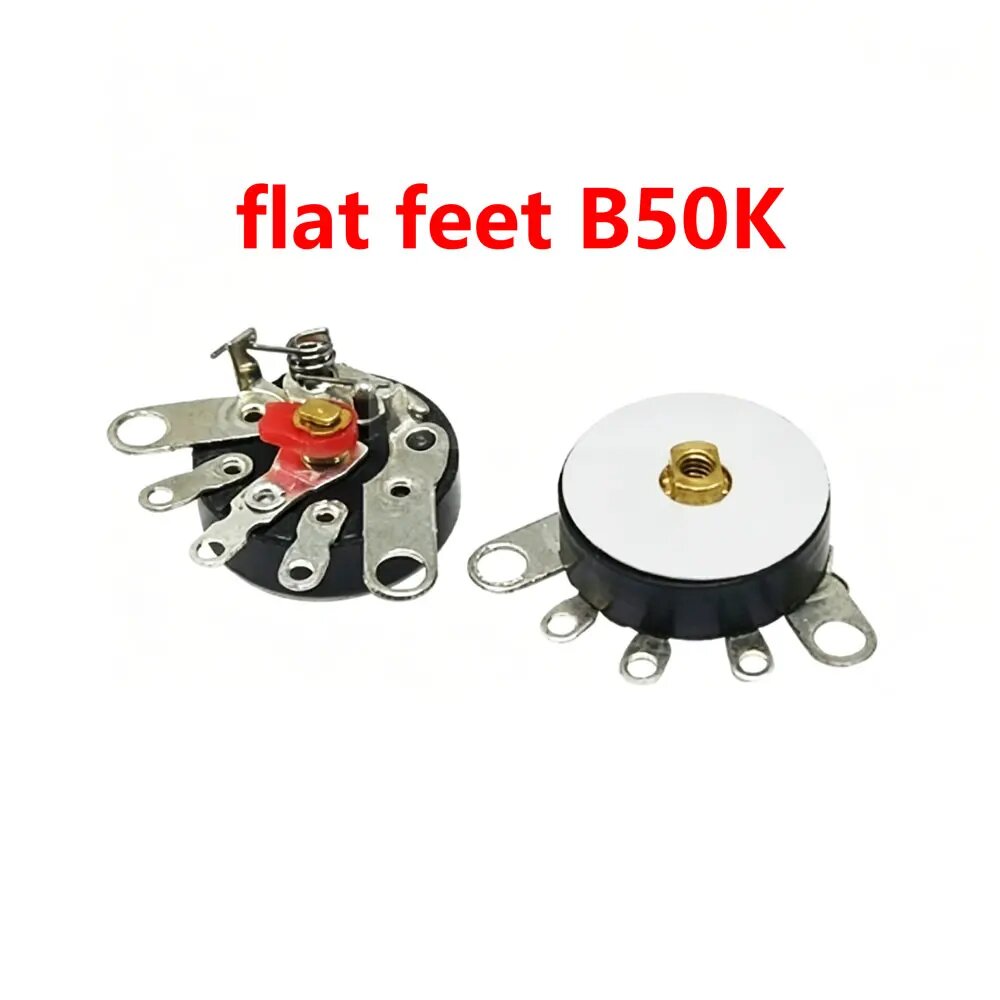 Потенциометр B50K flat feet