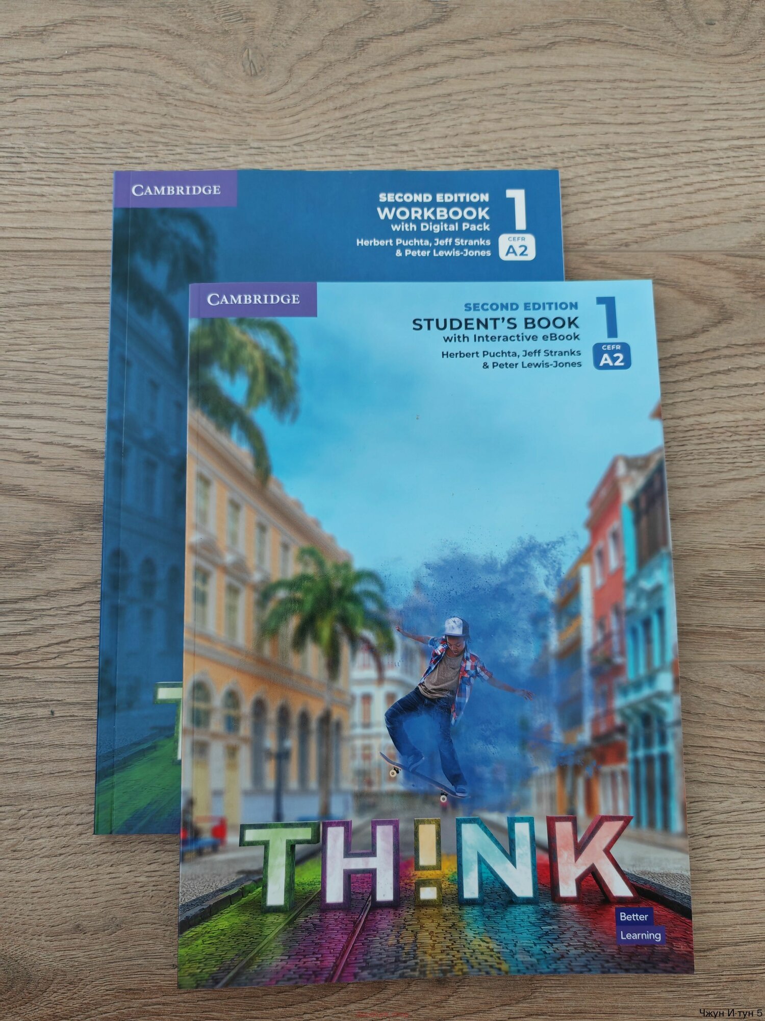 Think. Level 1. A2. Second Edition.Students Book + Workbook / Учебник Stranks Jeff, Puchta Herbert уровень A2 учебник и рабочая тетрадь второе издание