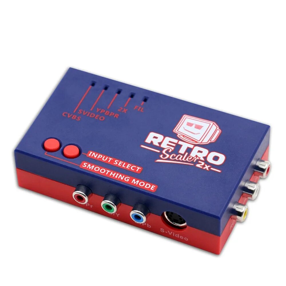 Для конвертера RetroScaler2x AV в HD, удвоитель строк, синий