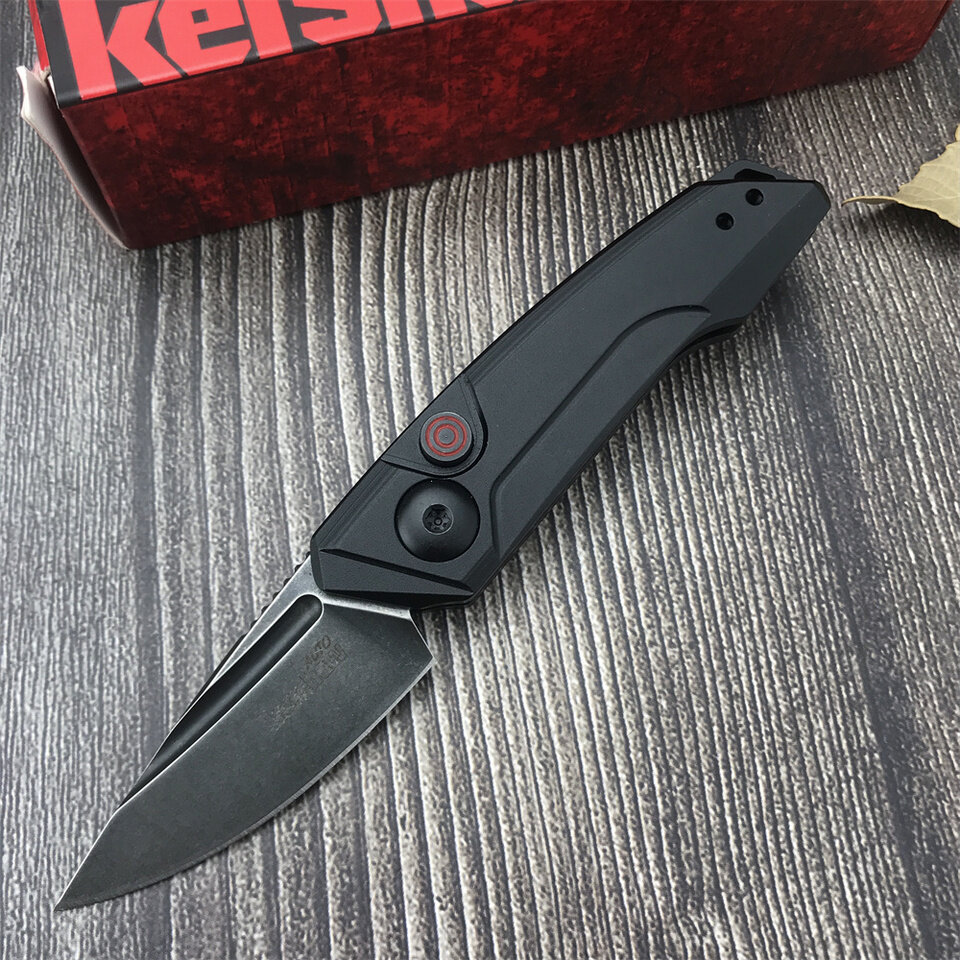 Многофункциональный тактический нож Kershaw 7250 EDC с лезвием Drop Point из стали CPM-154 длиной 1,8 дюйма, рукоятью из анодированного алюминия, автоматический карманный нож для активного отдыха.