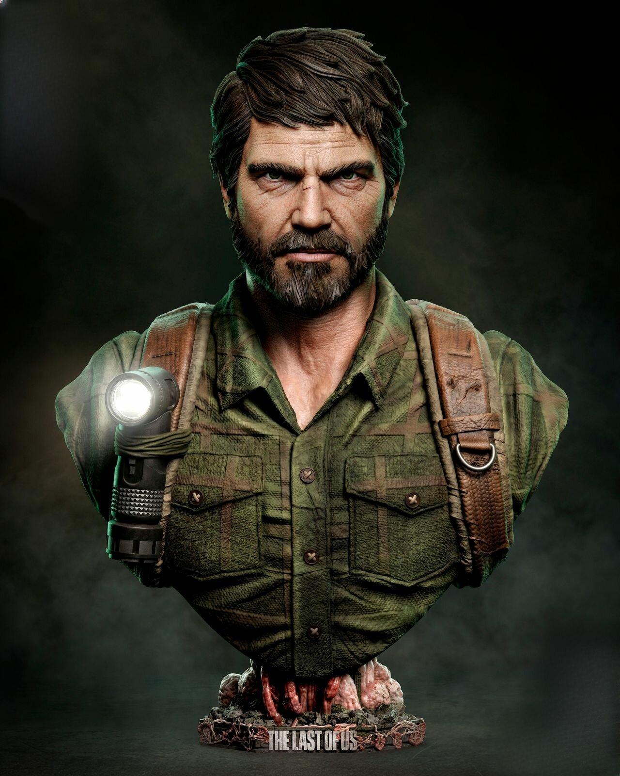 Сборная модель Joel (The Last of Us), бюст, 156мм, 1/8 для покраски