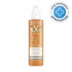 Виши Капитал Солей спрей для детей солнцезащитный SPF50 200мл
