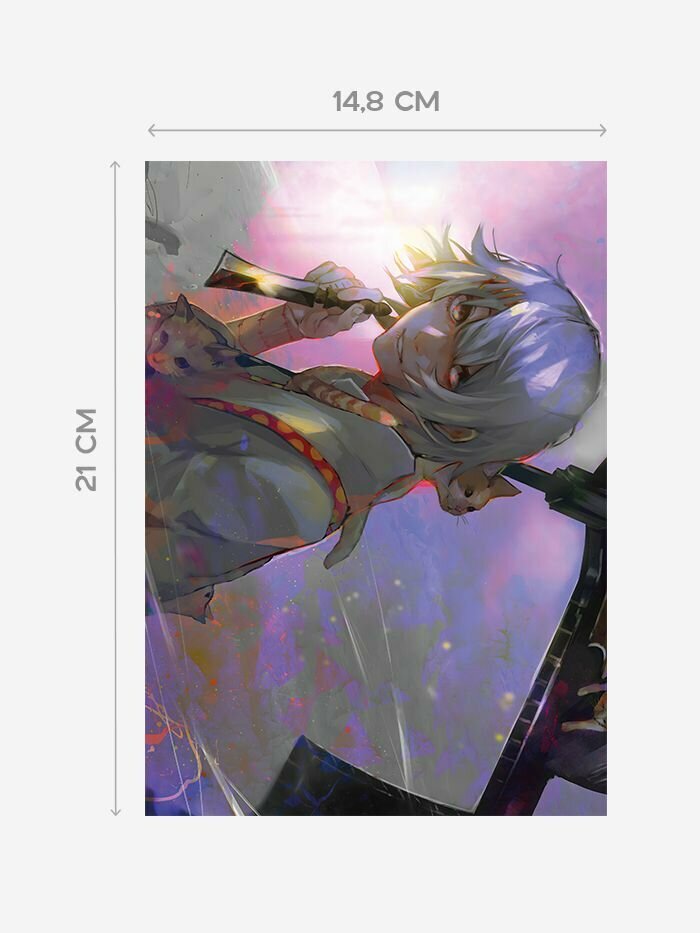 Блокнот А5 Аниме Токийский гуль Tokyo Ghoul, на кольцах, в точку