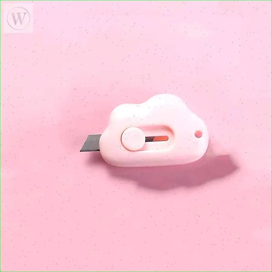 1 шт. Mini Pocket Cloud Art многофункциональный нож для резки бумаги, упаковки, сменным лезвием, канцелярский инструмент.