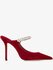Мюли JIMMY CHOO Bing 100, размер 37, красный