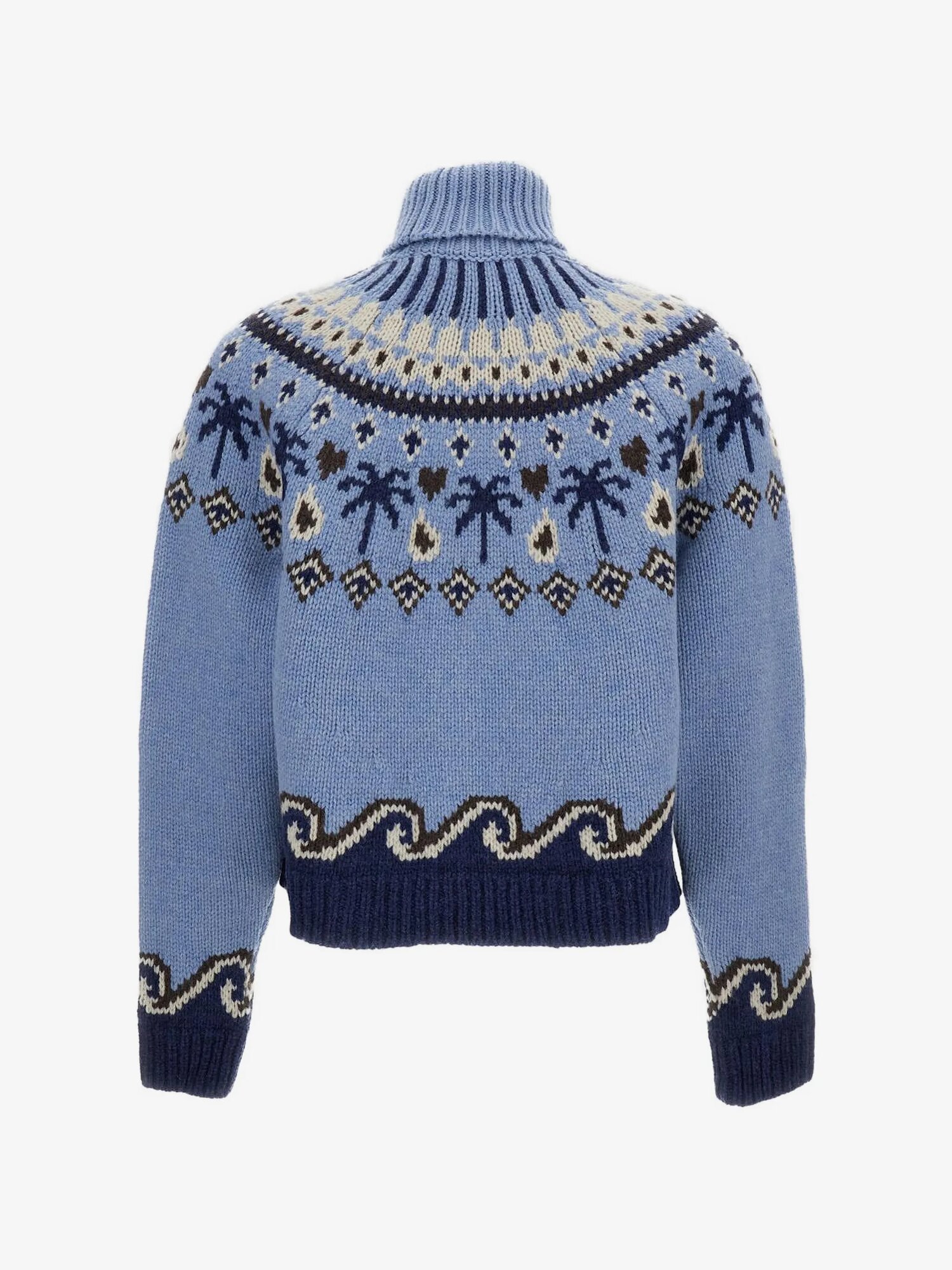 Свитер ALANUI Fair Isle roll-neck sweater, размер 40 — фото 1