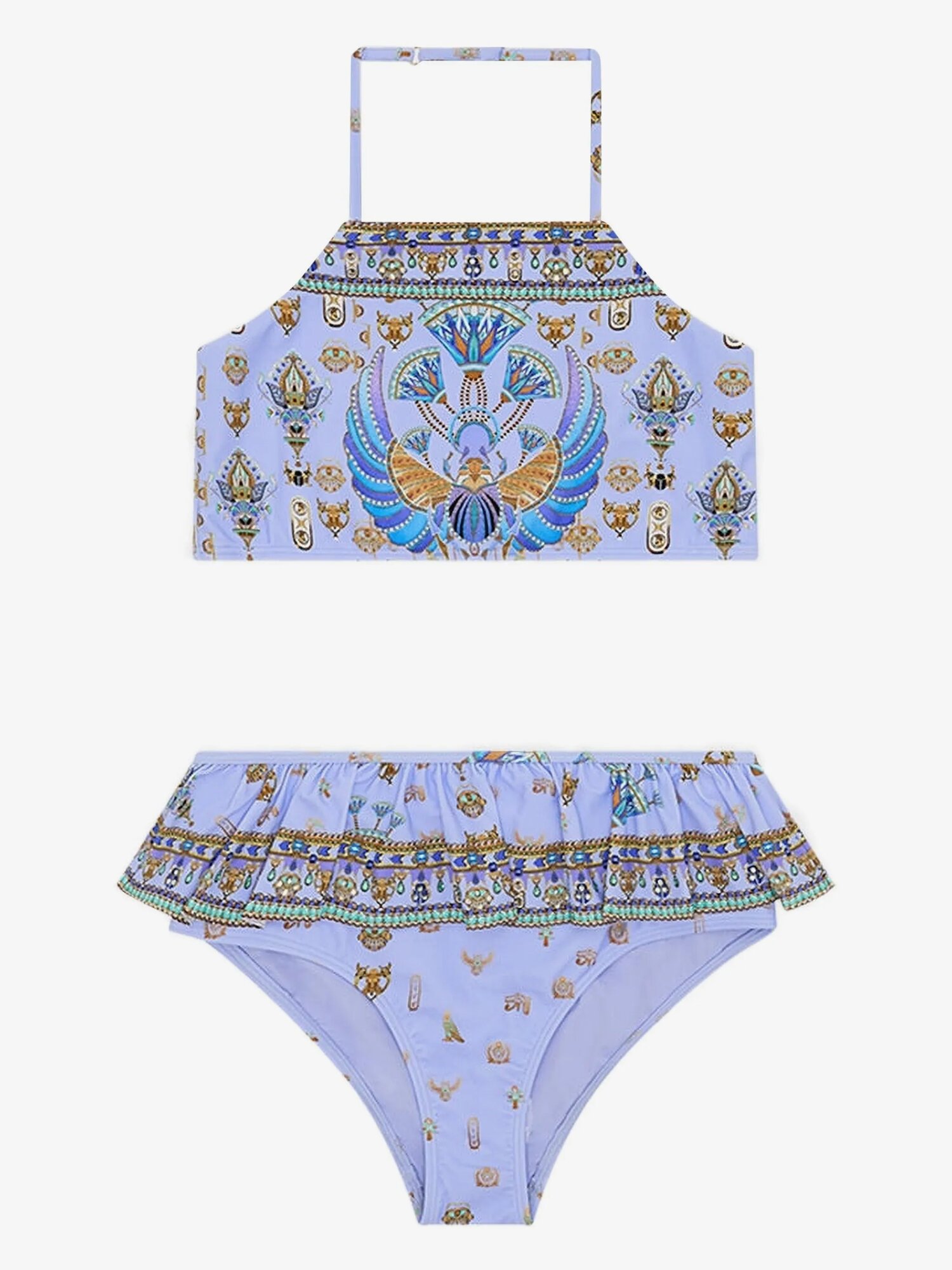 Купальник Halter-neck frill bikini