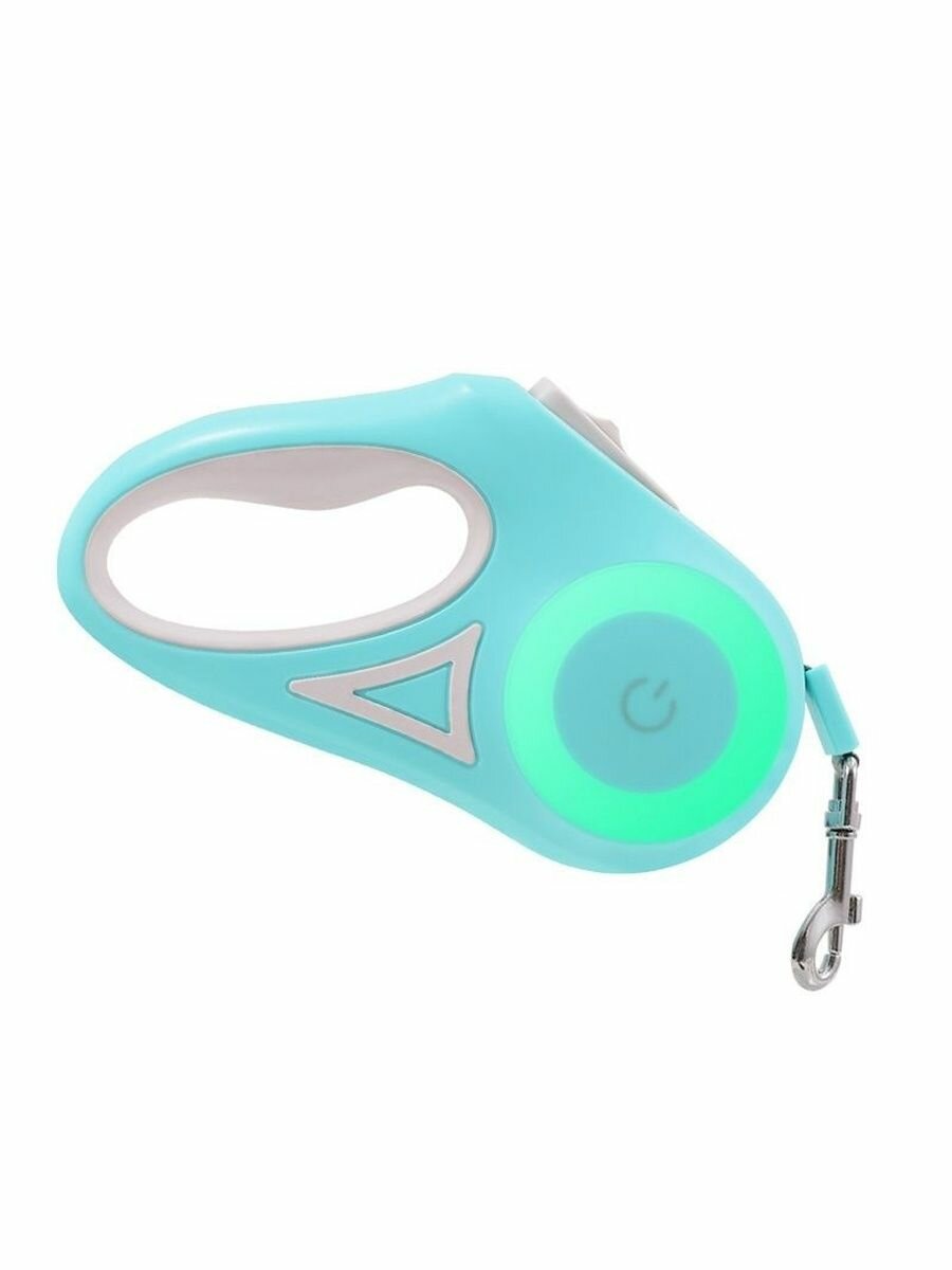 Автоматический поводок для собак 5м с сенсорной и RGB подсветкой Безопасные ночные прогулки Для всех пород