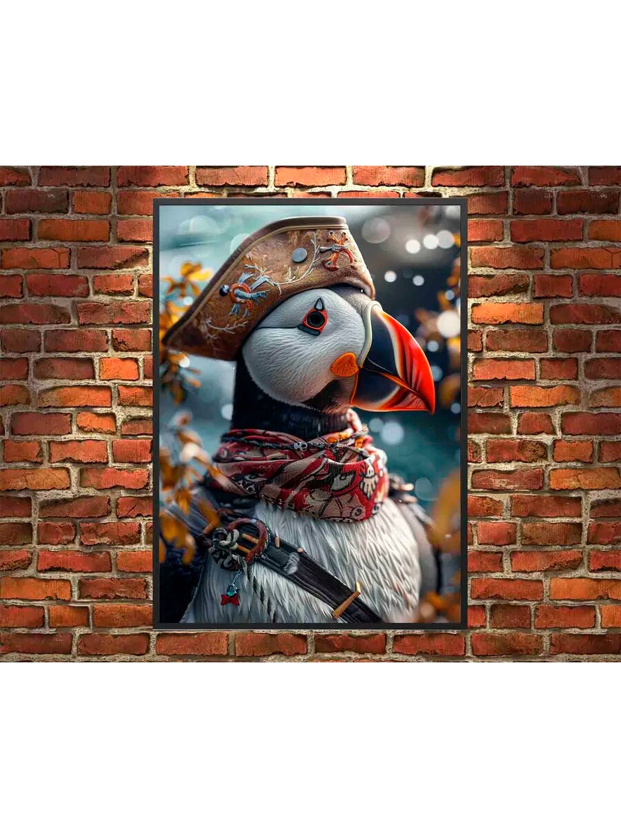 Пират-птица-тупик 2, Плакат 30x42см