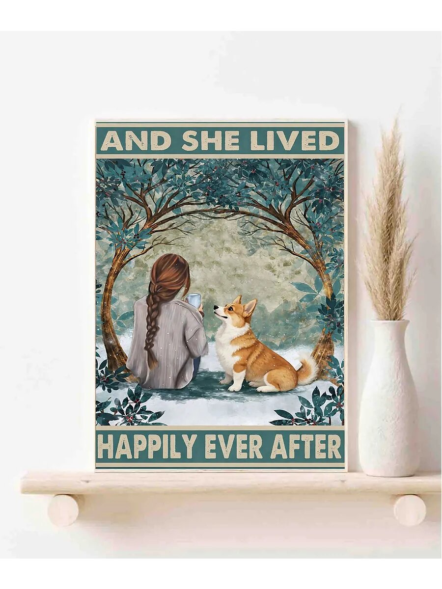 Вельш-корги пемброк, Happily Ever After, Плакат 30x42см