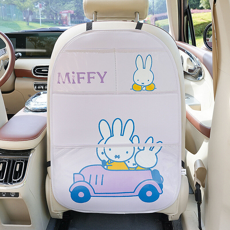 Miffy Большая противотолчковая накладка для сиденья автомобиля с ветрозащитным дизайном, универсальная на все сезоны