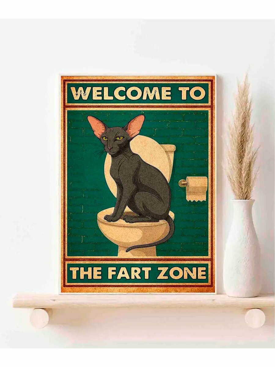 Восточная короткошерстная кошка, Welcome To The Fart Zone,