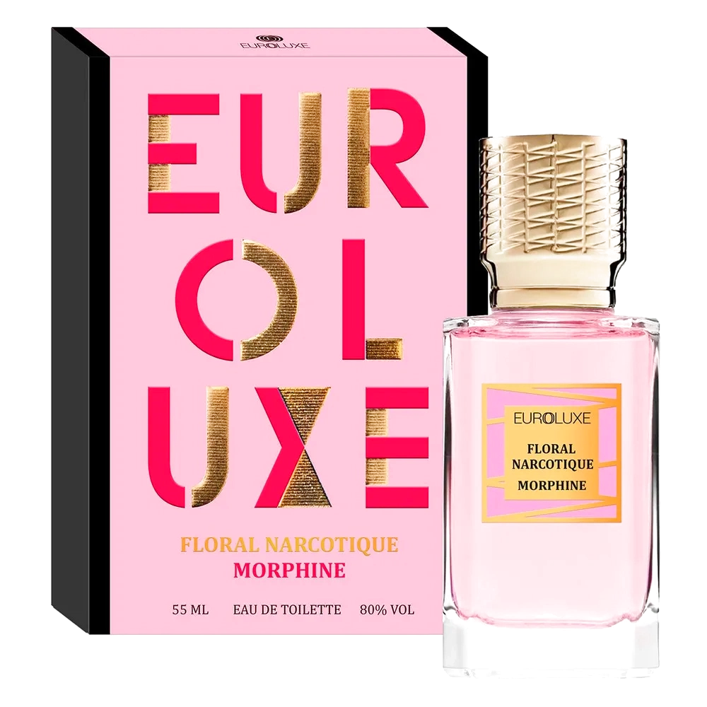 Туалетная вода Euroluxe Floral Narcotique Morphine 55 мл унисекс - Евролюкс Флорал Наркотик Морфин