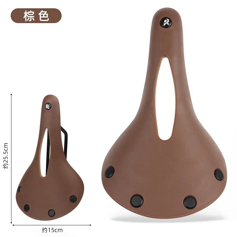 Ретро седло для велосипеда Коричневый, Brown