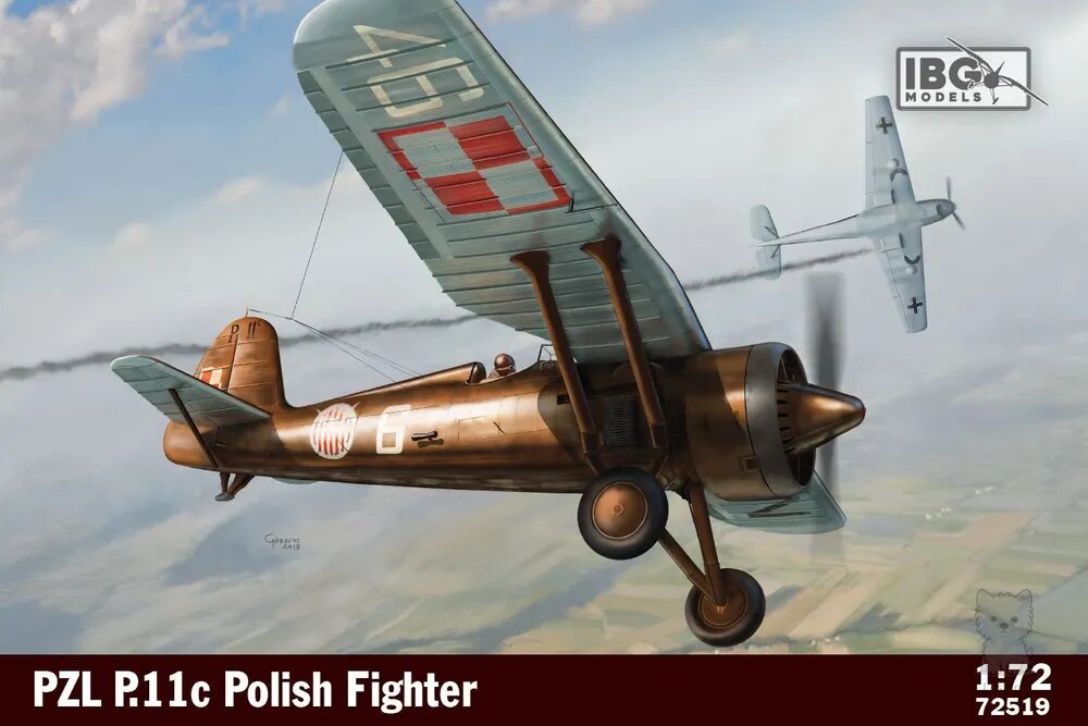 Сборная модель 1/72 PZL P.11c Polish Fighter Plane (IBG Models) IBG 72519
