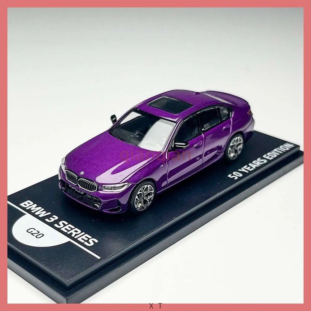 AR BOX 1:64 BMW 3 Series 50th Легковая модель автомобиля, фиолетовый