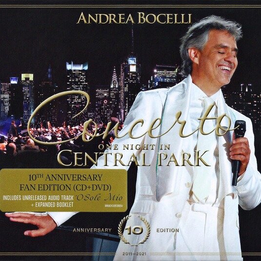 Компакт-диск Warner Andrea Bocelli – Concerto: One Night In Central Park 10th Anniversary Edition