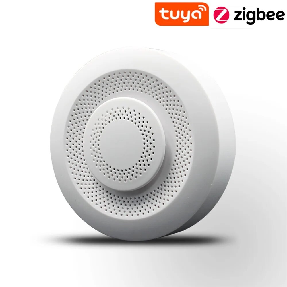 Датчик качества воздуха Tuya Zigbee/WiFi Smart Air Box, измеритель CO2, формальдегида, VOC, температуры и влажности, совместимый с Alexa, Google-Tuya Zigbee