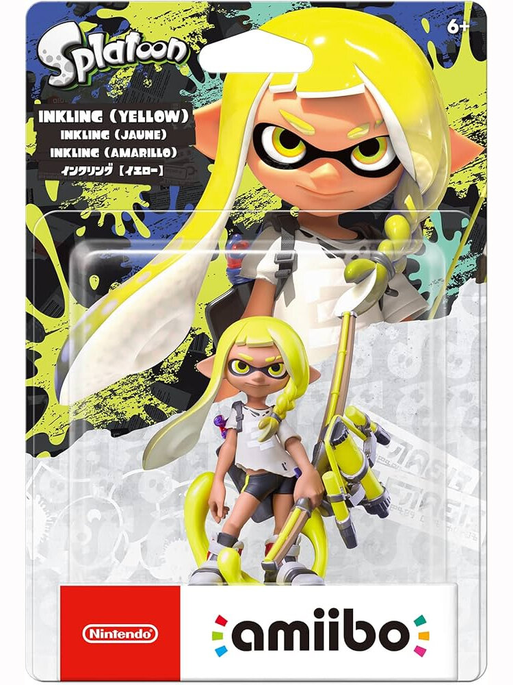 Amiibo фигурка Nintendo Splatoon3, Inkling (желтый)