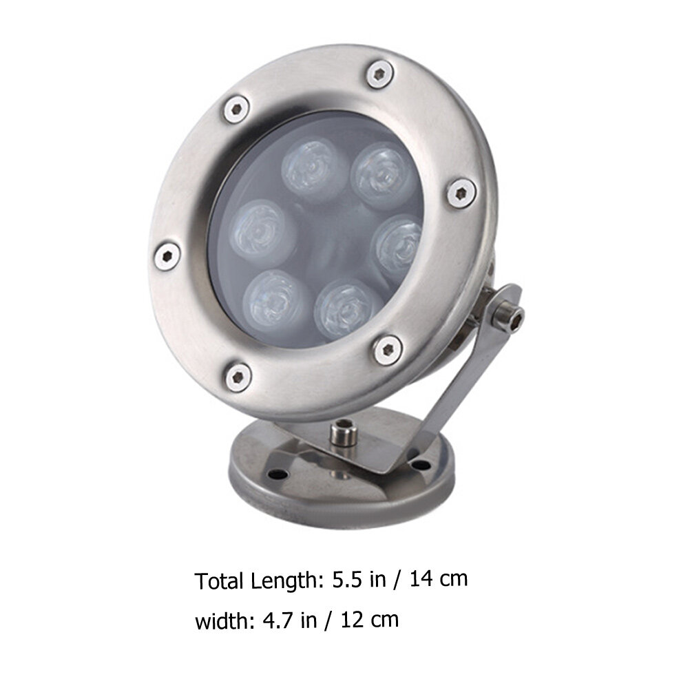 LED подсветка для бассейна с функцией waterproof, размер 14x12 см, простая установка