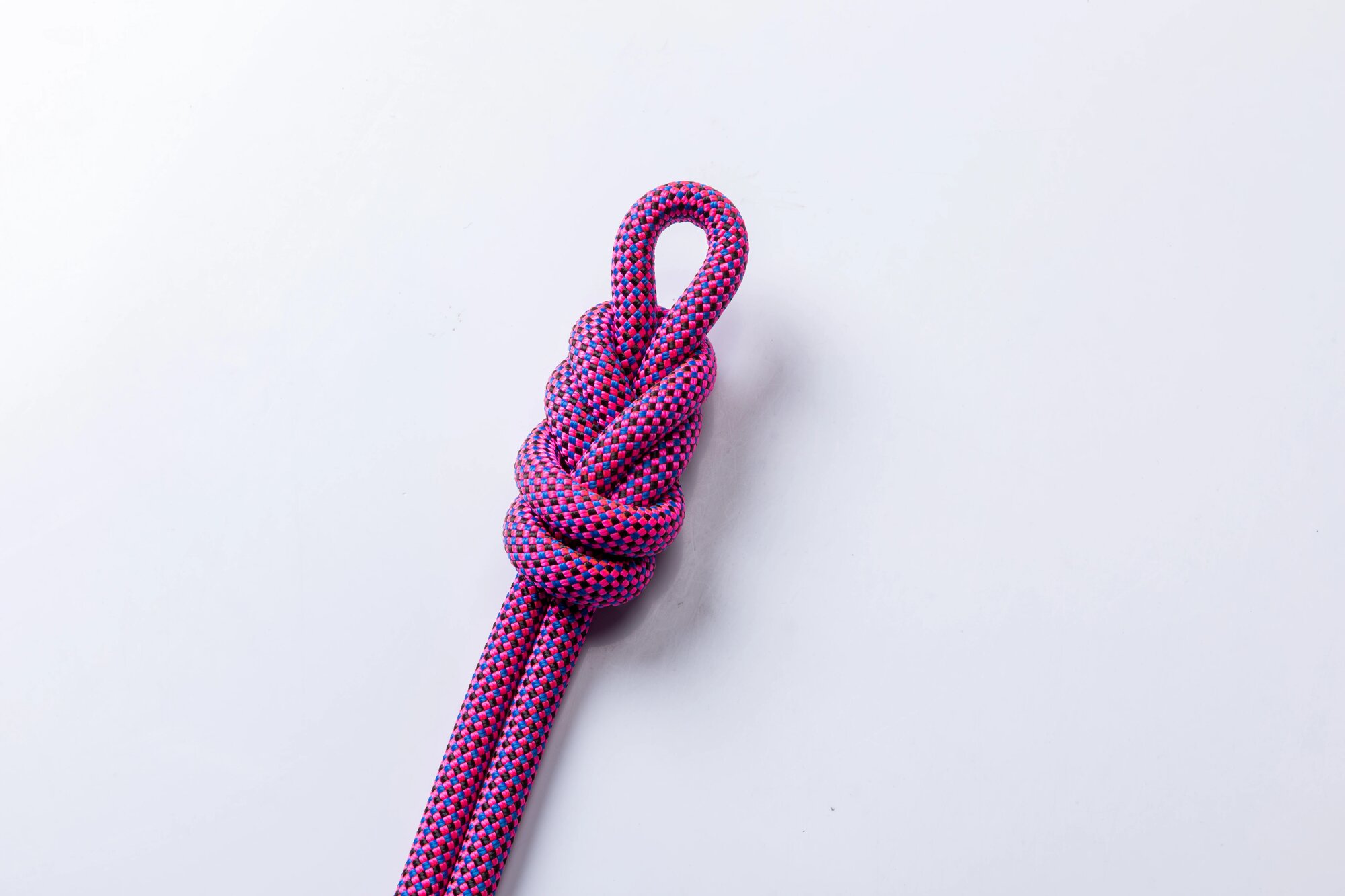 Статическая альпинистская веревка Nylon 10 мм 1 м purple 1M