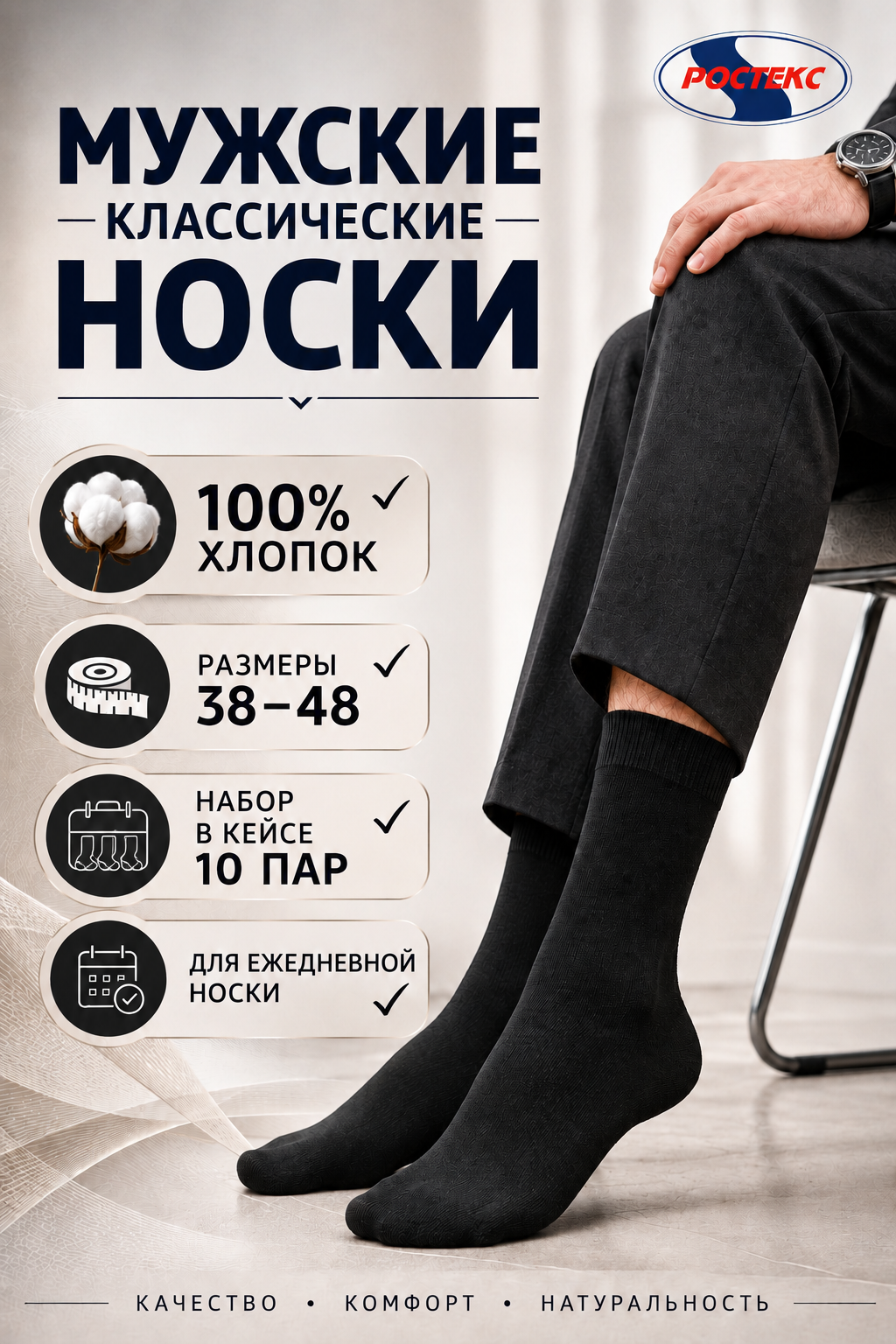 Носки Ростекс А-21-2, комплект