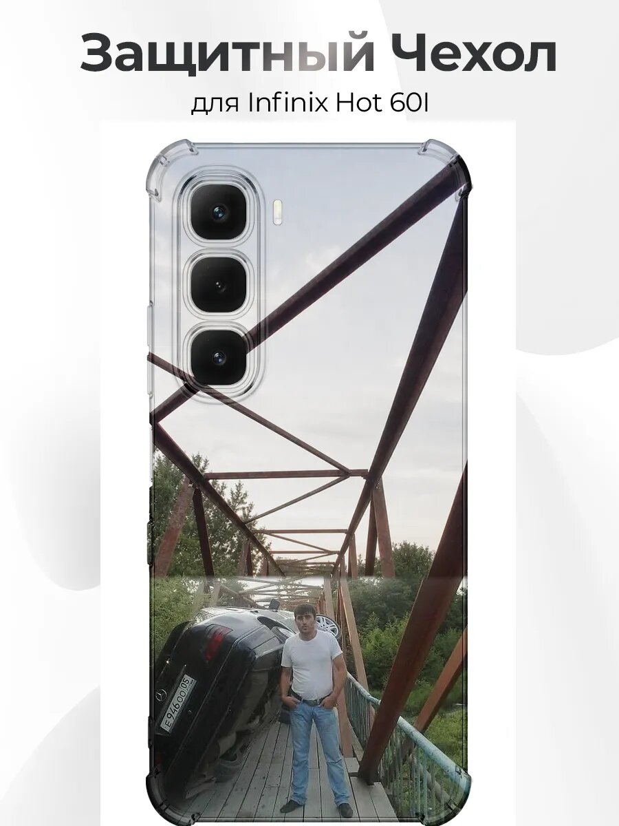 Чехол Infinix Hot 60i Mercedes ML W163 на боку
