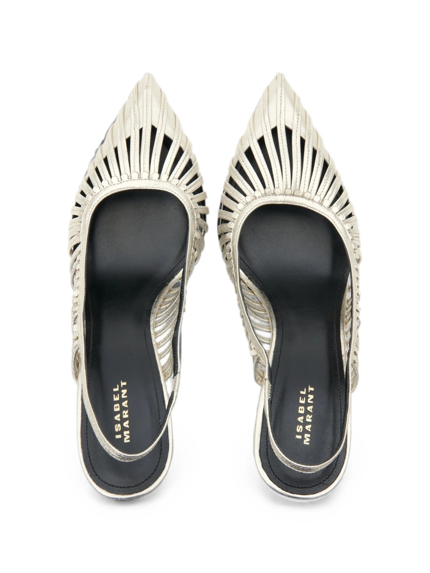 Туфли Isabel Marant Pysma pumps, размер 37, gold — фото 1