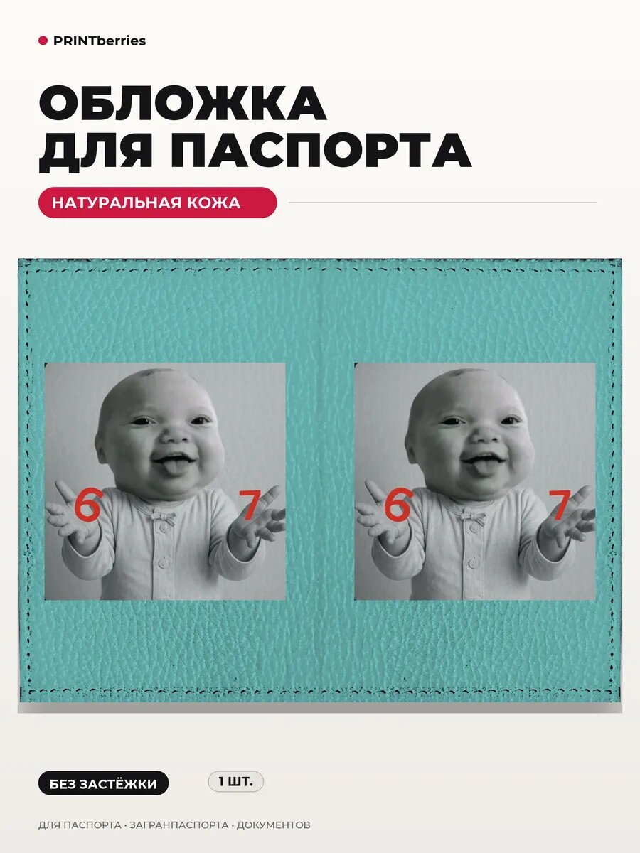 Обложка для паспорта PRINTBERRIES