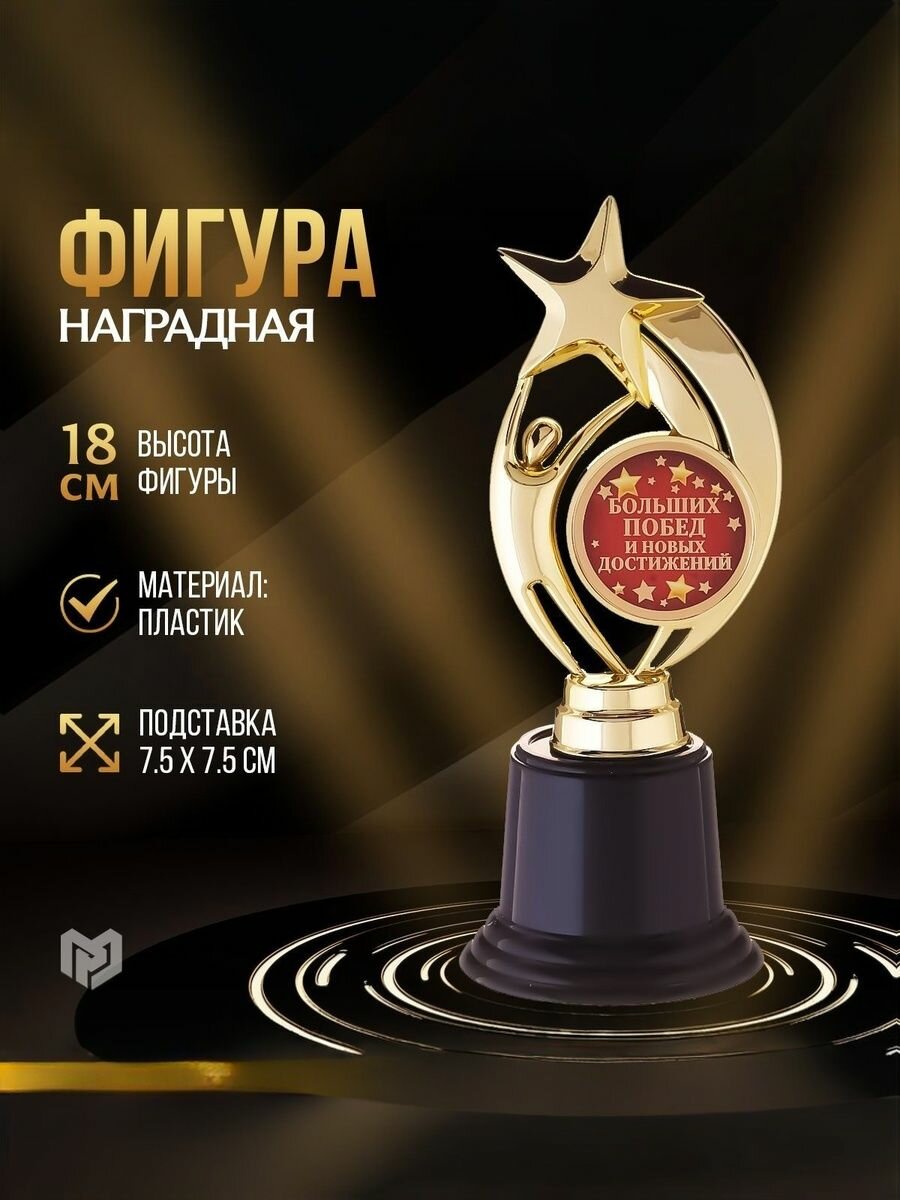 Подарочный золотой кубок для награждения, сувенирная награда в подарок наградной трофей сувенирный кубок