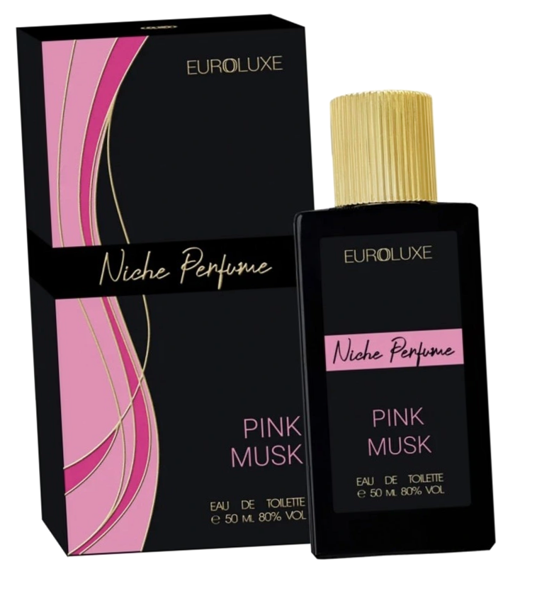 Euroluxe Pink Musk туалетная вода женская 50 мл - Евролюкс Пинк Маск парфюм для нее