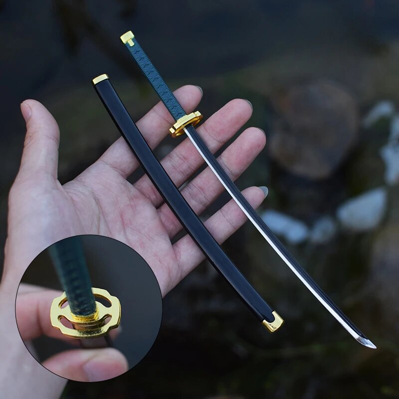 Металлическая фигурка меча Катана из Elden Ranni Nagakiba Katana