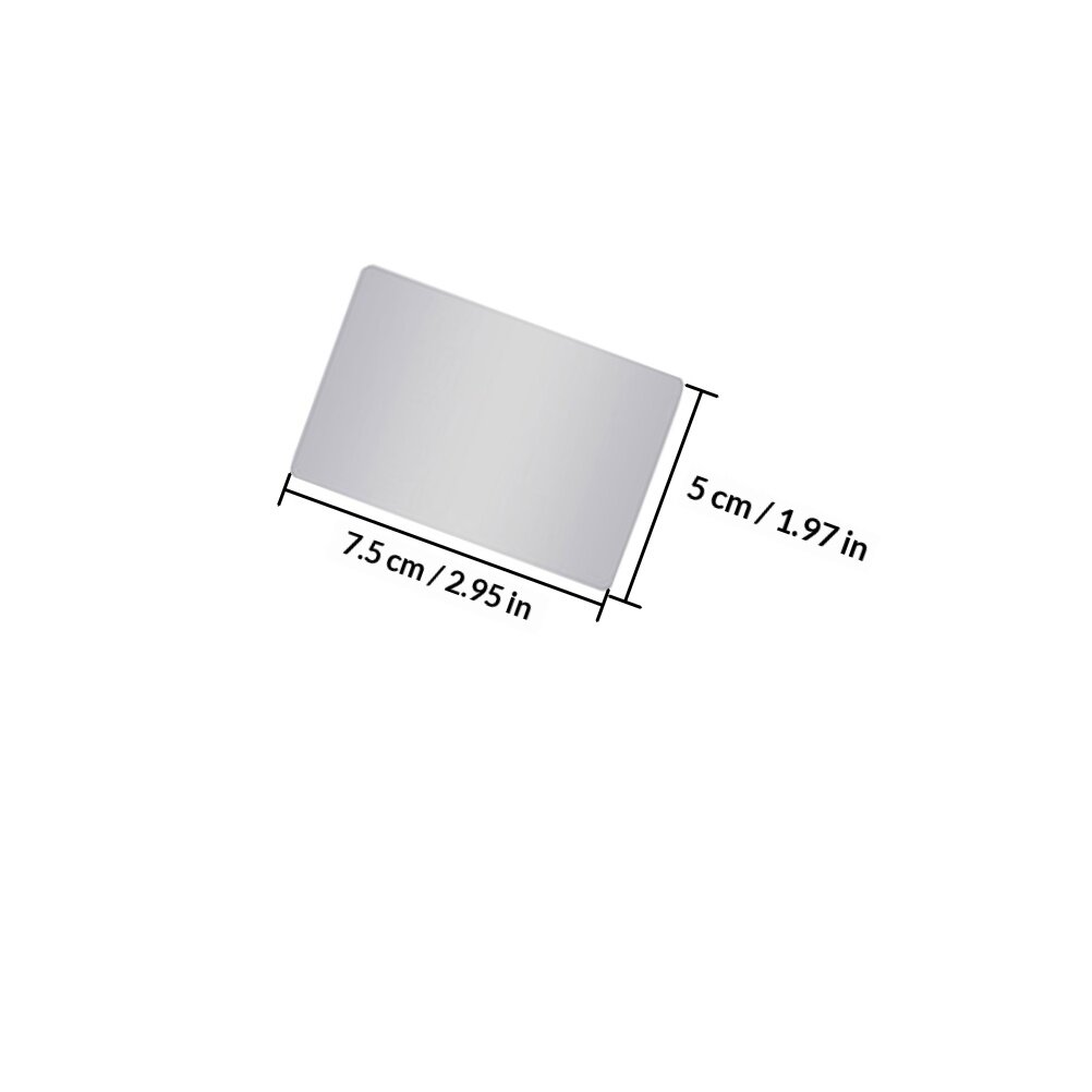 12 Листов Многофункциональные Бирки Для Маркировки Банок Стикеры Серебристого Цвета 7 5X5X0 01CM