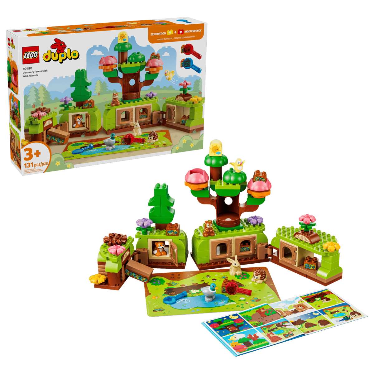 Конструктор DUPLO Лес открытий 131 дет.