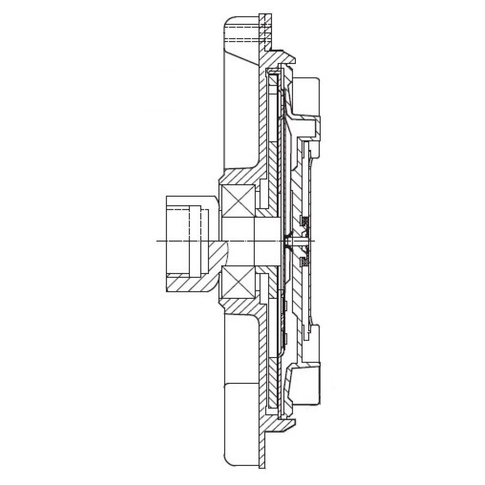 Вискомуфта, для БМВ 3, 5, 7, X5 oem 11521709499, 11521719046 арт LMC2690