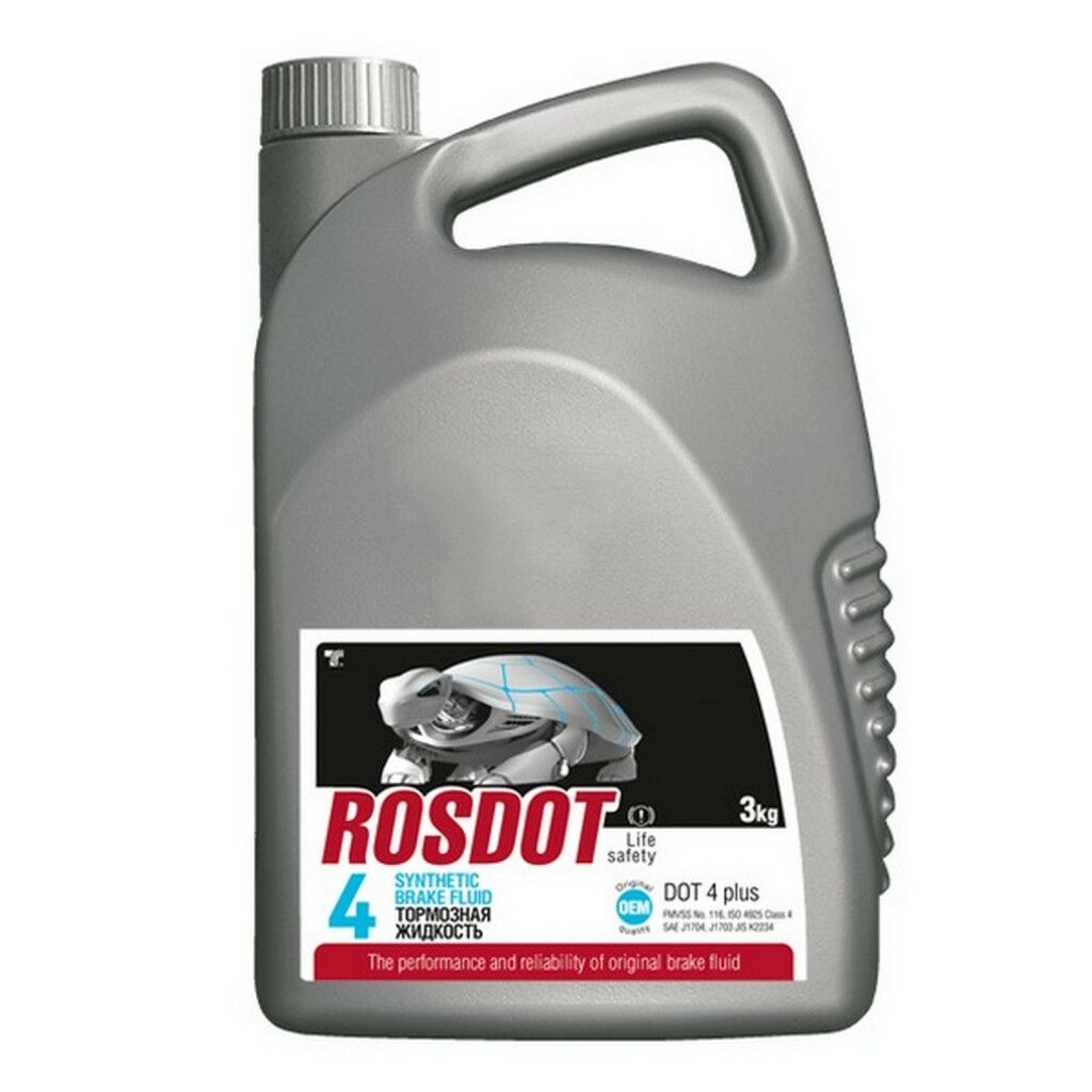 Тормозная жидкость Rosdot DOT-4 3 л