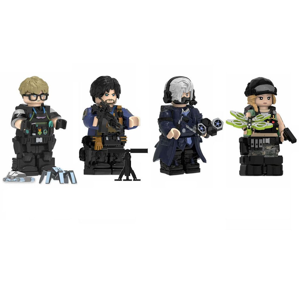Фигурка Люка Эхо из серии игр Delta Force (4 шт,4,5 см) / Минифигурка из строительных блоков Bit Dr.