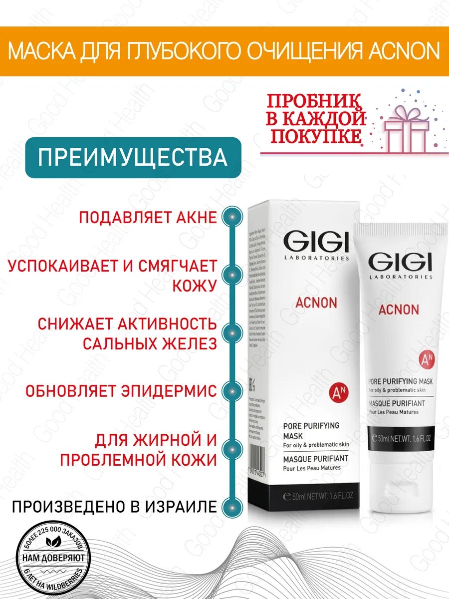 Маска для глубокого очищения пор ACNON