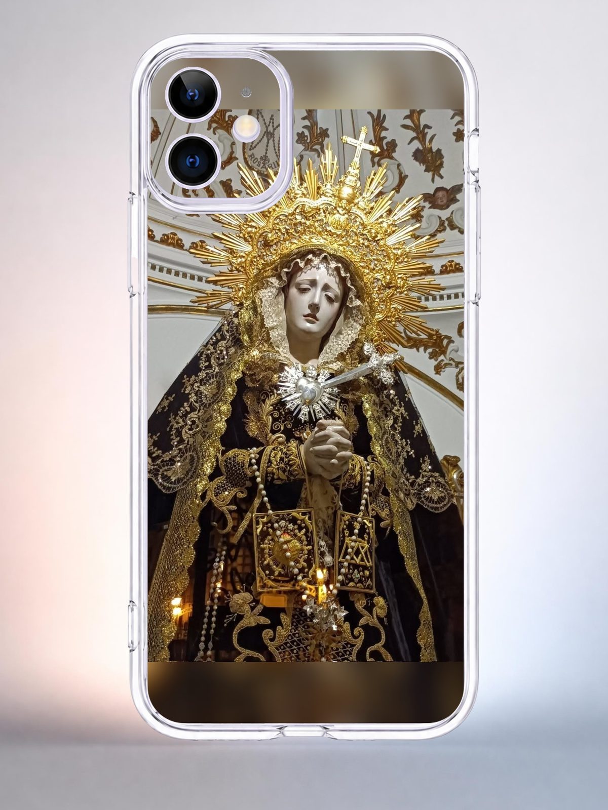 Чехол iPhone 11 Дева Мария Y2K Indie Sleaze