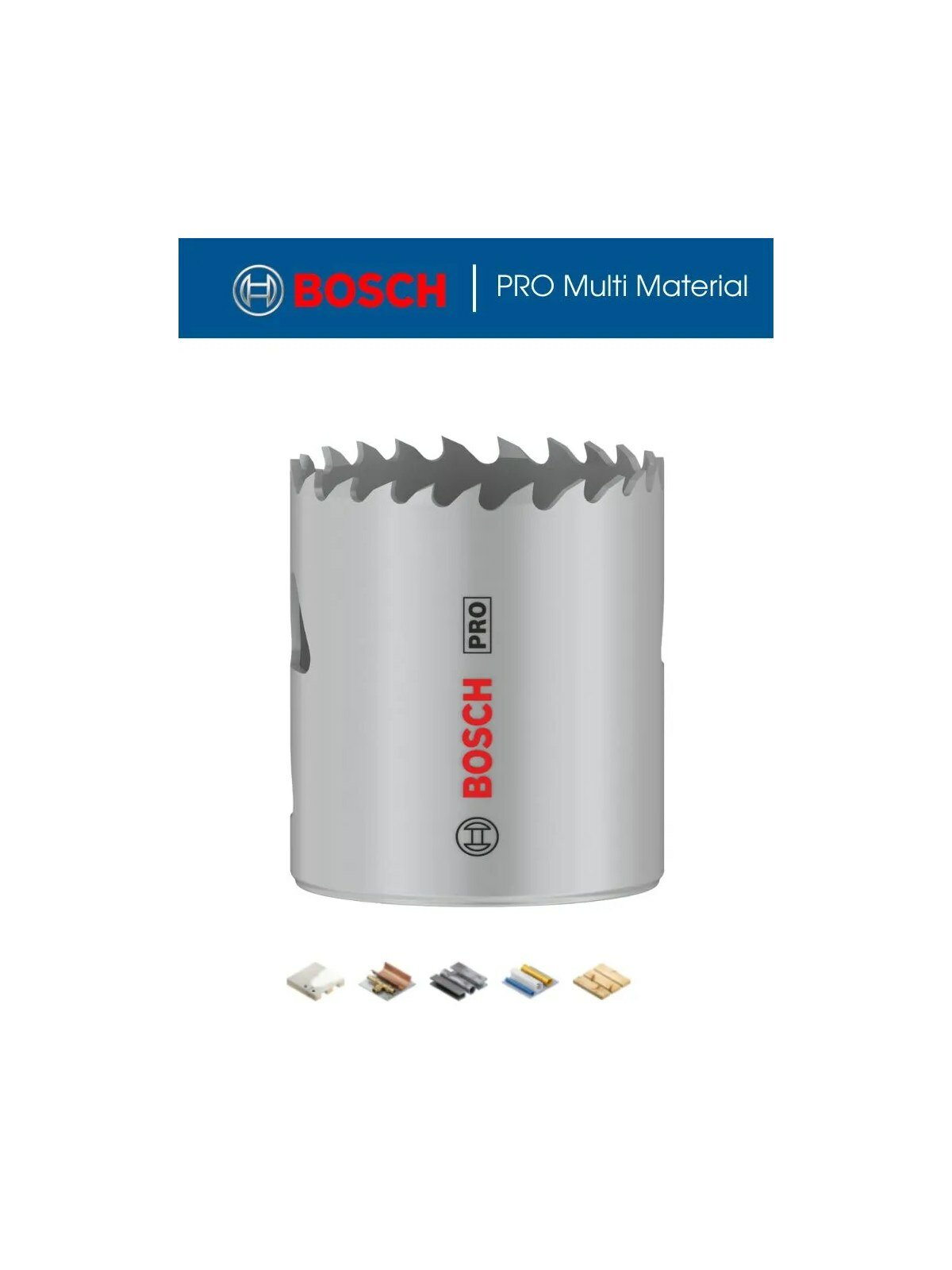 Коронка (кольцевая пила) Bosch PRO Multi Material, 44 мм, резьбовая, арт. 2608901510