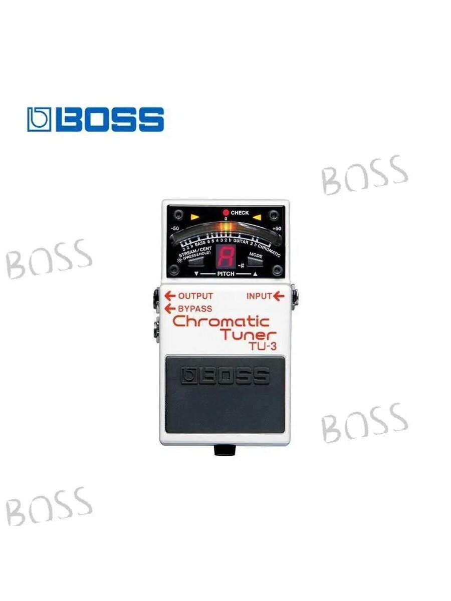 KNOW EASY-BOSS TU-3 Педаль хроматического тюнера с байпасом гитарные эффекты