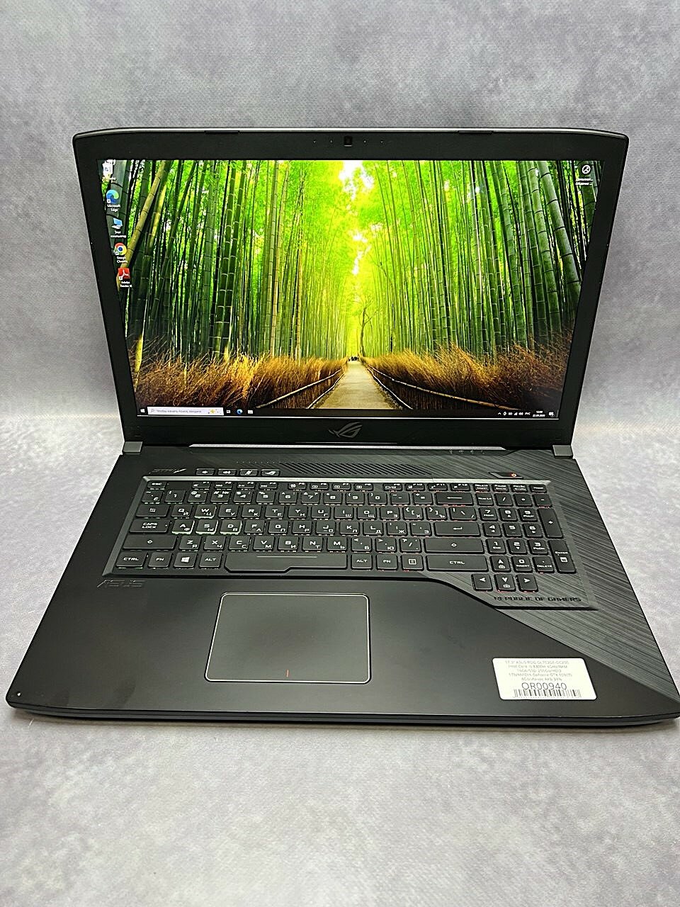 Ноутбук 17.3" ASUS ROG GL703GE-GC200 Intel Core i5 8300H 4GHz/RAM 16Gb/SSD 256Gb/HDD 1Tb/NVIDIA GeForce GTX 1050Ti 4Gb