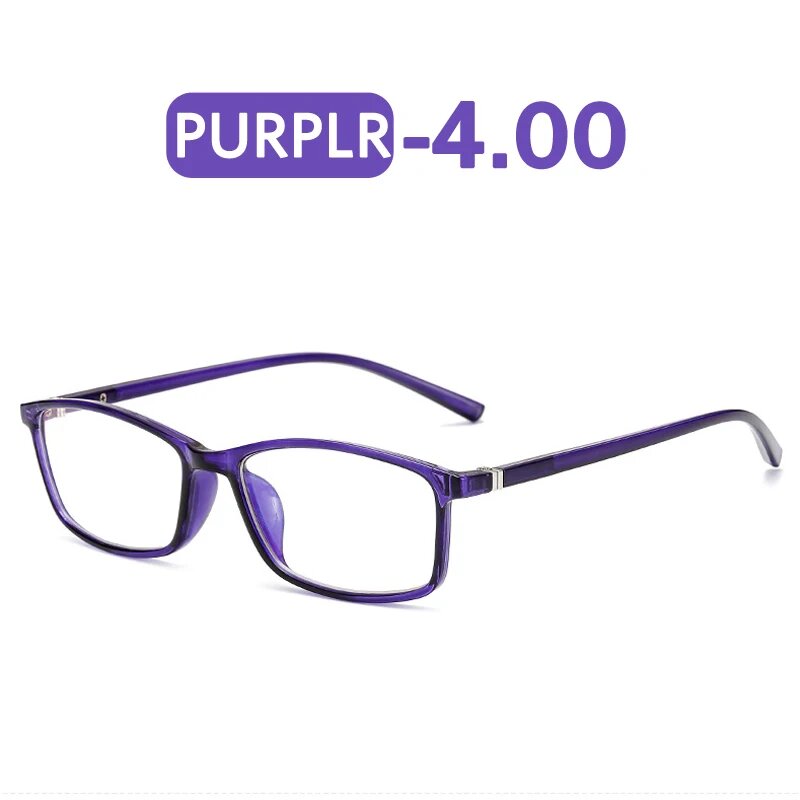 Очки для зрения фиолетовые PURPLR -4.00