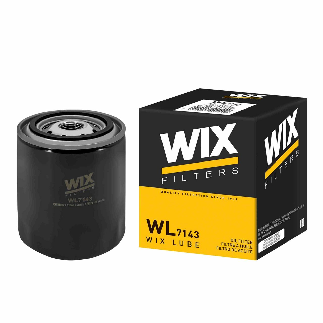 Масляный фильтр WL7143 WIX ( 15400737 B113 50013099 FO111S OG511HQ OC21 OC1091 SP4052 F104601 ZP571 ZP594 LF655 P550711)