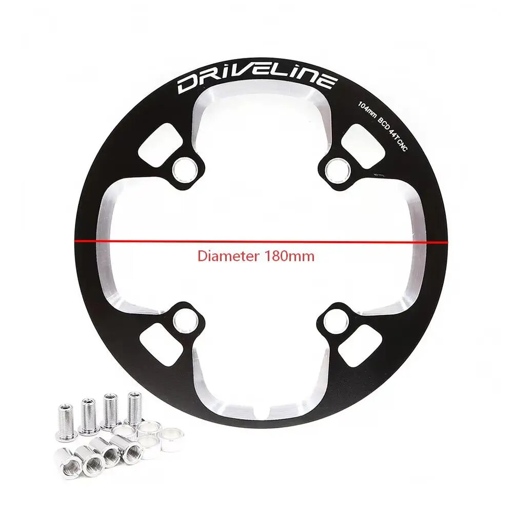 Защита шатунов Driveline BCD104 черная 44T